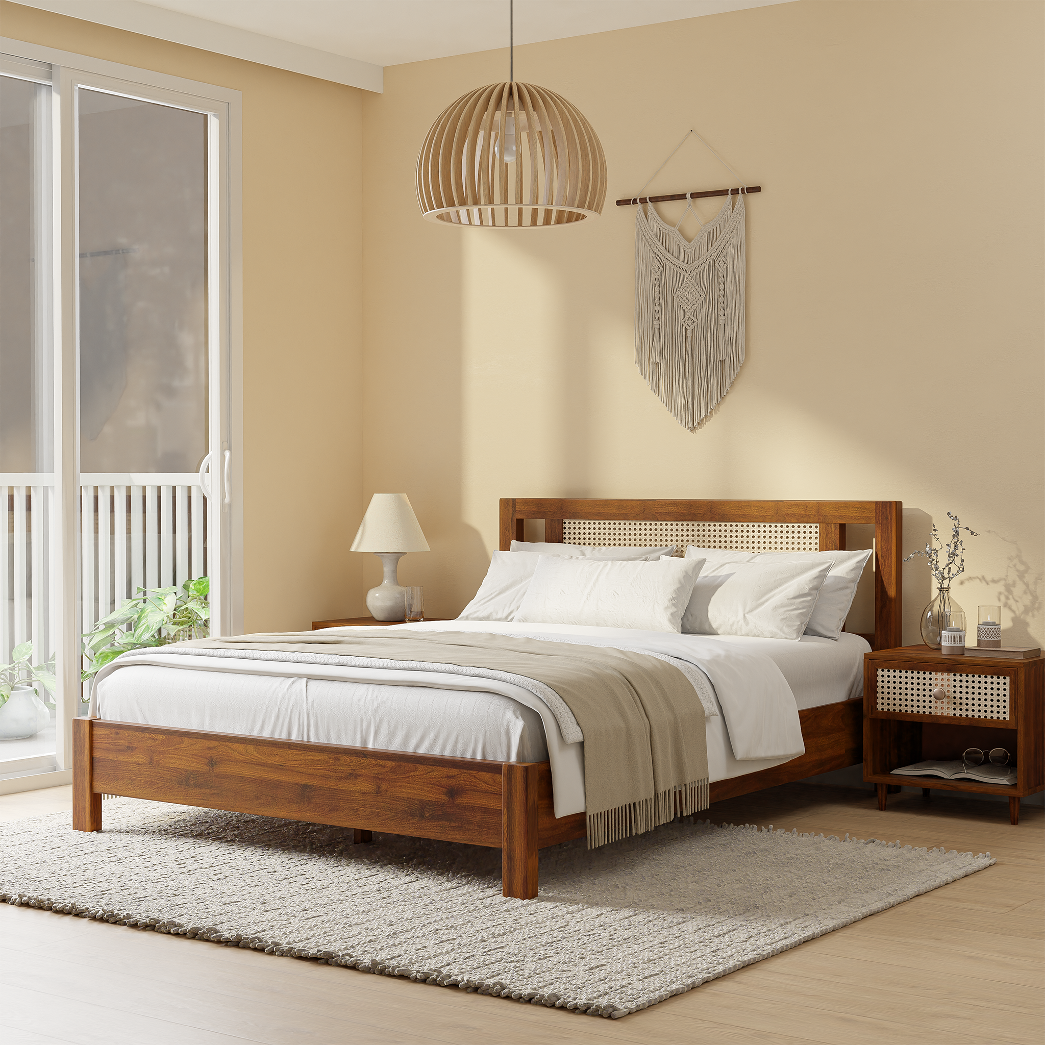 Orla Cane Bed without Storage – WudHomes